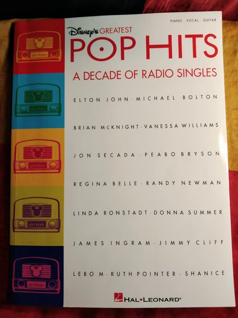 DISNEY'S GREATEST POP Hits: A Decade of Radio Singles PVG Sheet Music ...