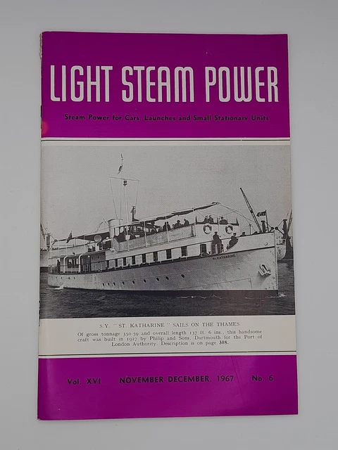 VINTAGE LIGHT STEAM Power Magazine Vol 16 Nov to Dec 1967 (No6 ...
