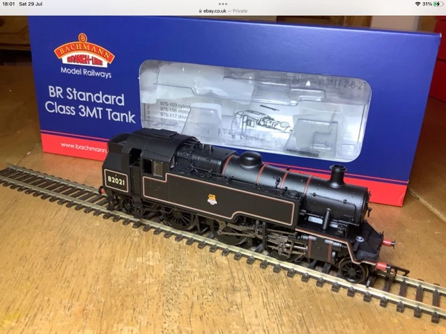 BACHMANN 31-981 BR Black Early Emblem 2-6-2 Standard Class 3MT Tank ...