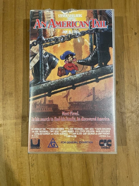 AN AMERICAN TAIL Steven Spielberg (1986) VHS Fievel Movie Tape $3.99 ...