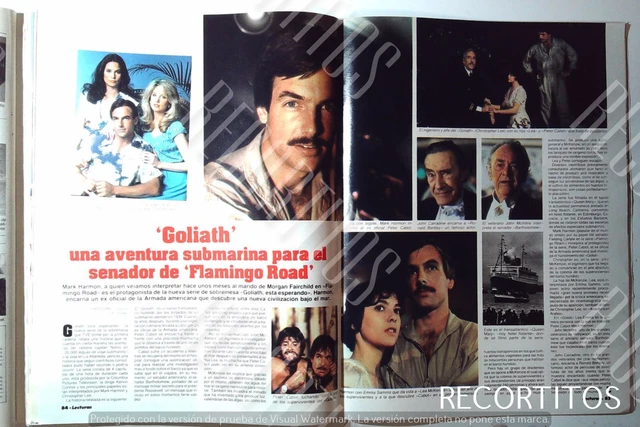 CLIPPINGS MORGAN FAIRCHILD FLAMINGO ROAD EMMA SAMMS LOS COLBY MARK ...