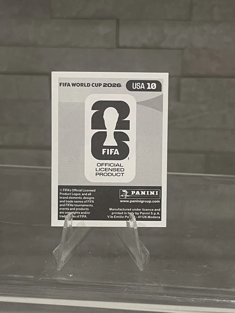 PANINI WORLD CUP 2026 Sticker United States Player Profile Weston ...