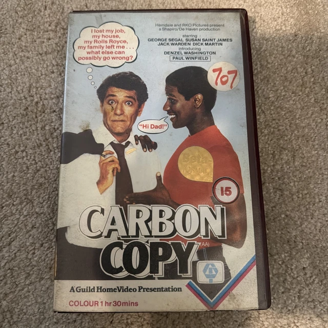 V RARE CARBON Copy Guild Video Betamax Vhs Ex Rental Big Box Video Tape ...