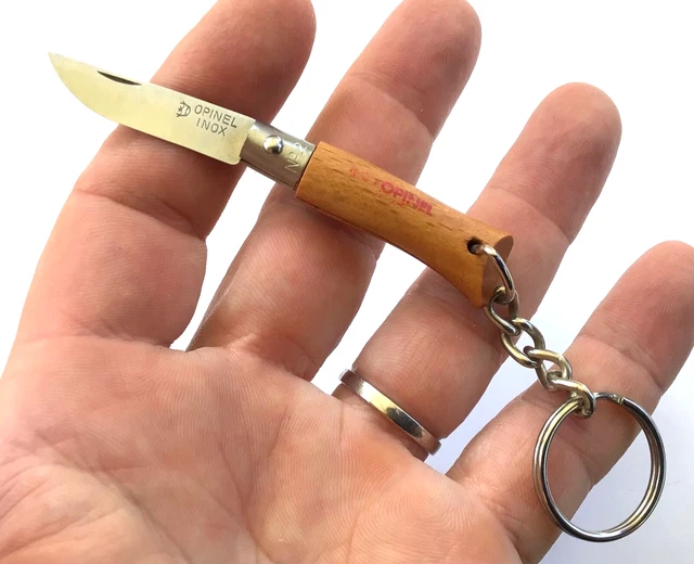 ANCIEN COUTEAU OPINEL Inox N°2 Porte Clef Messer Old Knife Coltello ...