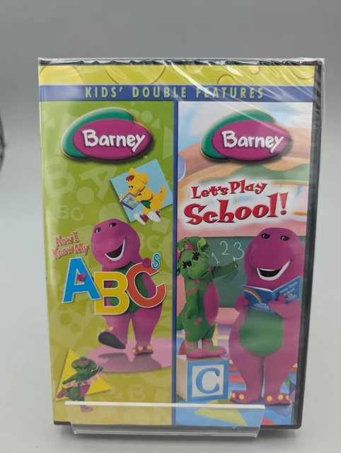 BARNEY: I KNOW My ABCs/Lets Play School (DVD, 2010, Canadian) New $29. ...