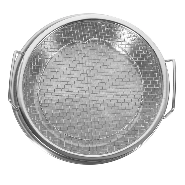 STRAINER BASKET FRY Fryers Mesh Drain Pan Round Filter Net Food Supply ...