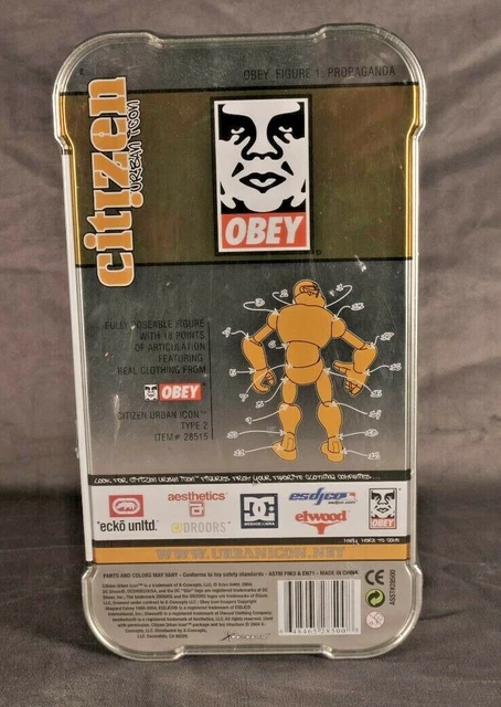 VERY RARE NEW 2004 Citizen Urban Icon Obey Figure Type 2 Figure 1 ...