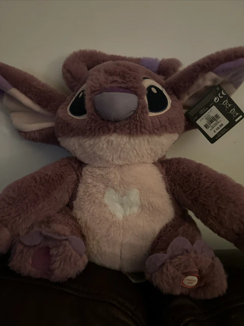 DISNEY AT PRIMARK Lilo & Stitch Angel Soft Toy Plush Light Up Cheeks 12 ...