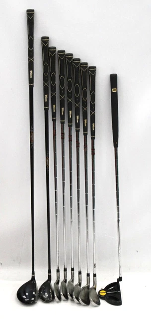 WILSON ULTRA DEEP CG Set de clubs de golf 3W, 4H, 5-9 fers, PW, Putter ...