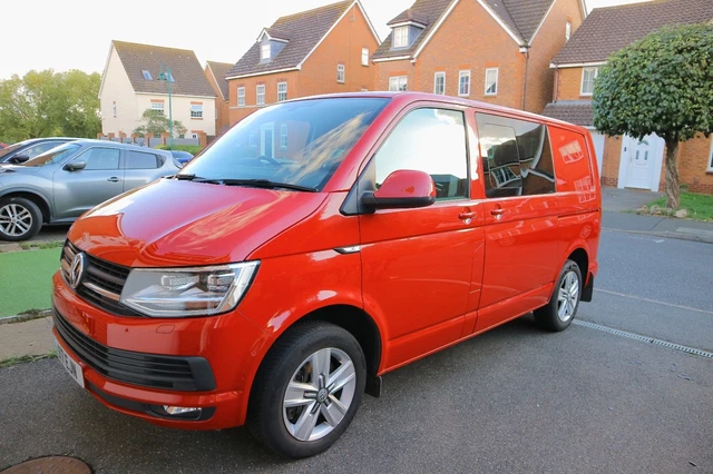 VW TRANSPORTER T6 Factory Kombi 5 Speed Swb A/C Tailgate 6 Seater No ...