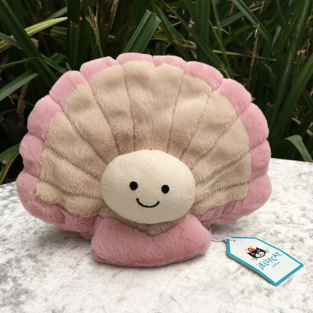 BRAND NEW WITH Tag - Jellycat Clemmie Clam Soft Plush Toy £21.99 ...