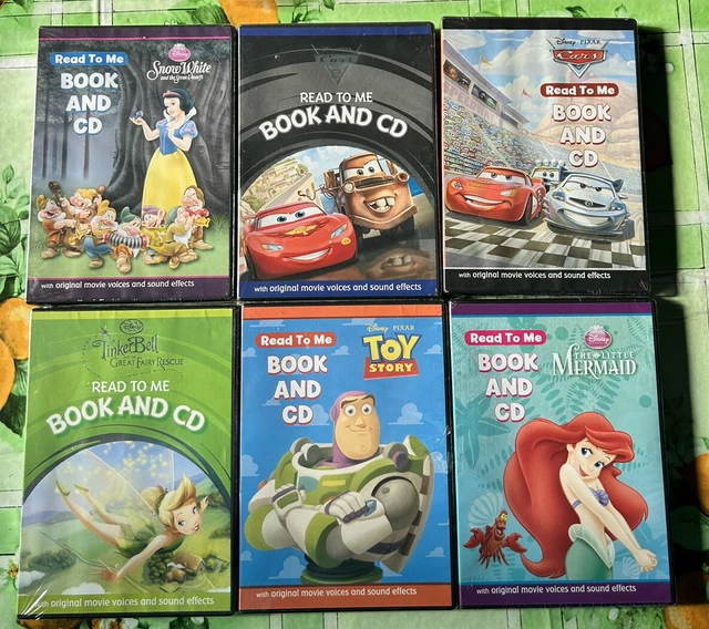 DISNEY 6X READ To Me Book & CD Bundle BRAND NEW SEALED Cars, Toy Story ...