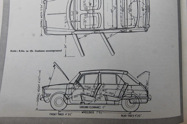 ORIGINAL 1967 AUTOCAR magazine road test No: 2135 RILEY KESTREL 1275cc ...