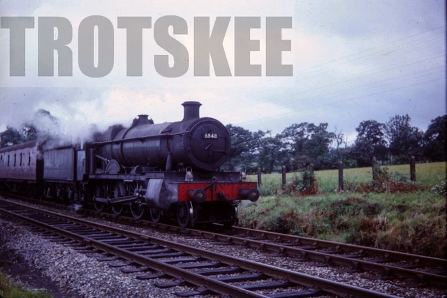 35MM SLIDE BR British Railways Steam Loco 6848 Class 6800 Hatton 1964 ...
