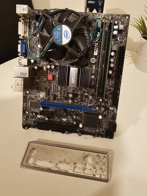 MSI G41M-P25 INTEL Xeon E5440 8GB DDR3 Motherboard Bundle Cooler Gaming ...