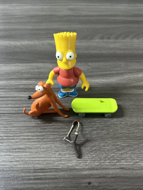 PLAYMATES INTERACTIVE THE Simpsons Series 1 Bart Simpson Action Figure ...