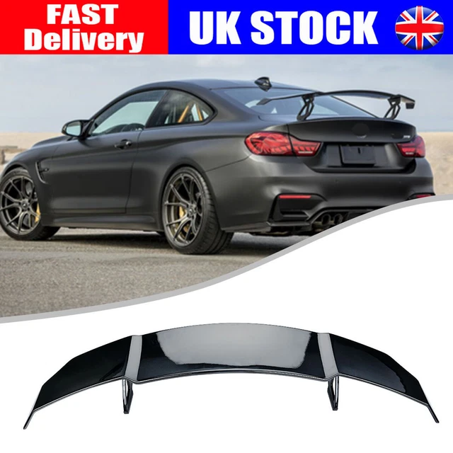 NEW UNIVERSAL ABS 140CM GT Racing Big Spoiler High Kick Rear Boot Lip ...