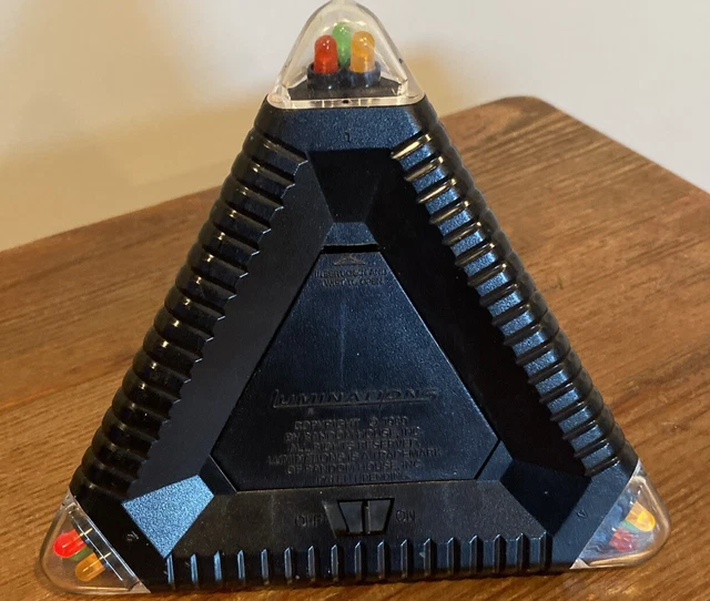 RARE VINTAGE 1989 Luminations Electronic Pyramid Puzzle Game Brain ...