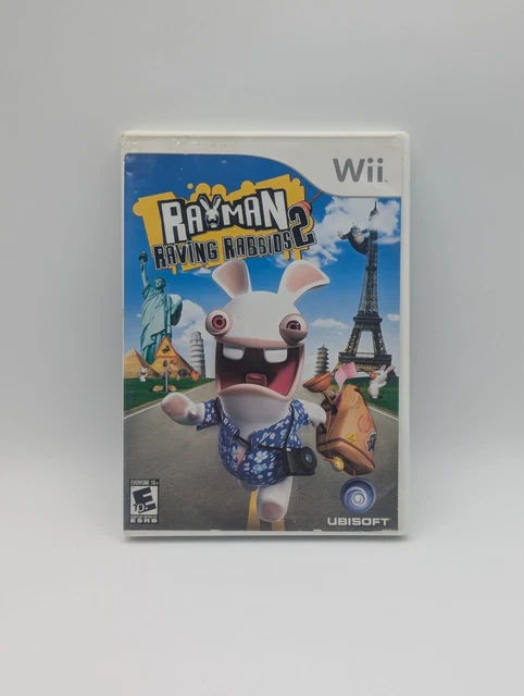 RAYMAN RAVING RABBIDS 2 Nintendo Wii 2007 With Case & Manual £6.40 ...