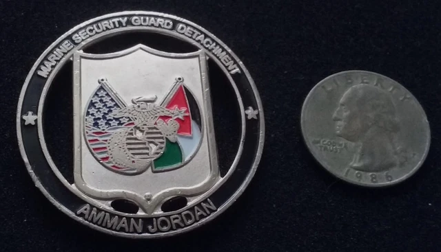 RARE MSG AMMAN Jordan Marine Security Guard Detachment USMC Corps ...