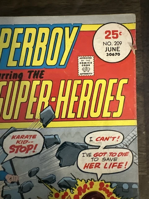 SUPERBOY « LEGION of Super Heroes » #209 DC Comics 1975 EUR 8,40 ...