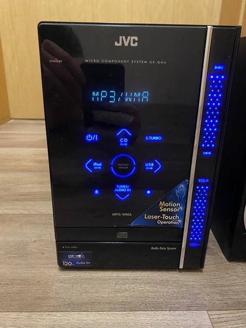 JVC MICRO COMPONENT System UX-GN6 + Speaker und Kabel. Funktionsfähig ...
