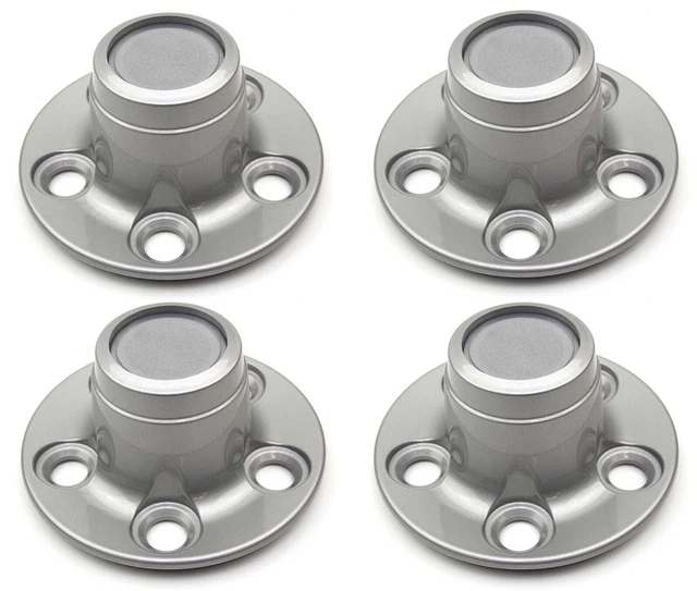 FORD FALCON XA XB XC XD SILVER Interceptor Centre Caps Set of 4 Steel ...