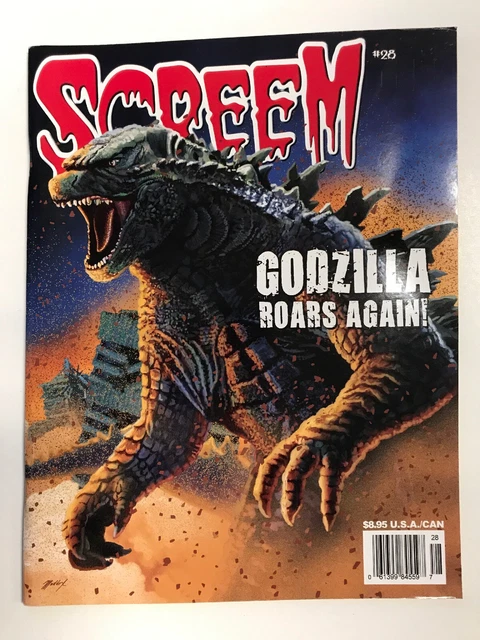 SCREEM MAGAZINE GODZILLA Roars Again Jodorowsky's Dune #28 LIVRAISON ...