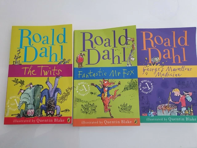 ROALD DAHL FANTASTIC Mr fox, georges Marvellous medicine and the Twits ...