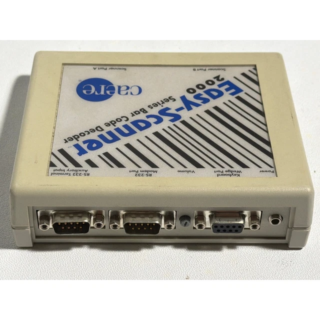 SCAN CORPORATION 2033A Easy-Scanner 2000 Series Bar Code Decoder USA ...