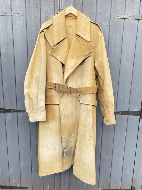 WW2 BRITISH ARMY 1945 Dispatch Riders Coat Size 9 Uniform Faded But ...