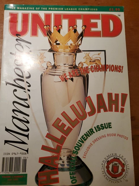 MANCHESTER UNITED magazine vol 1 issue 6 June 93 COLLECTORS EDITION. £ ...