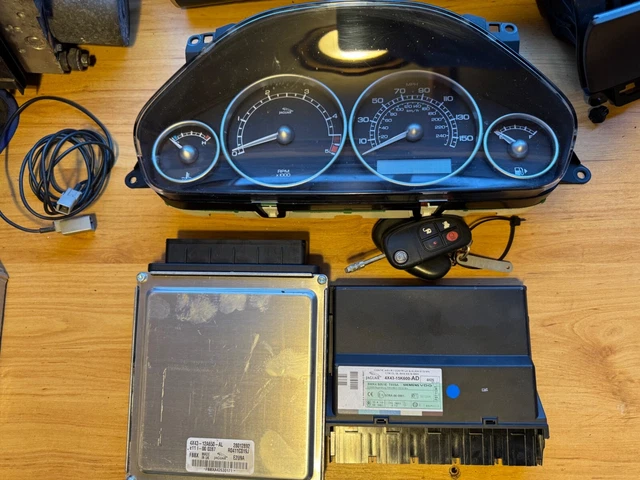 JAGUAR X-TYPE 2.0D ECU+IP+GEM+Key+Barrel Set 4X43-12A650-AL £79.99 ...