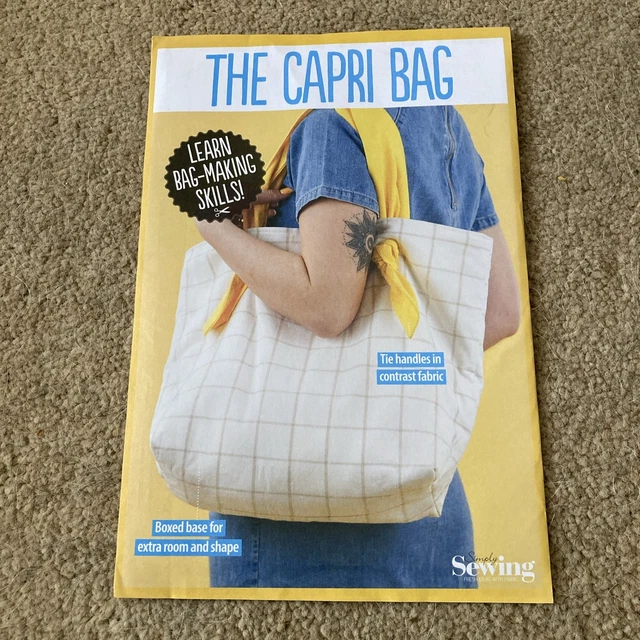 UNCUT - SIMPLY Sewing Pattern - The Capri Bag - Easy - Shoulder Tote £3 ...