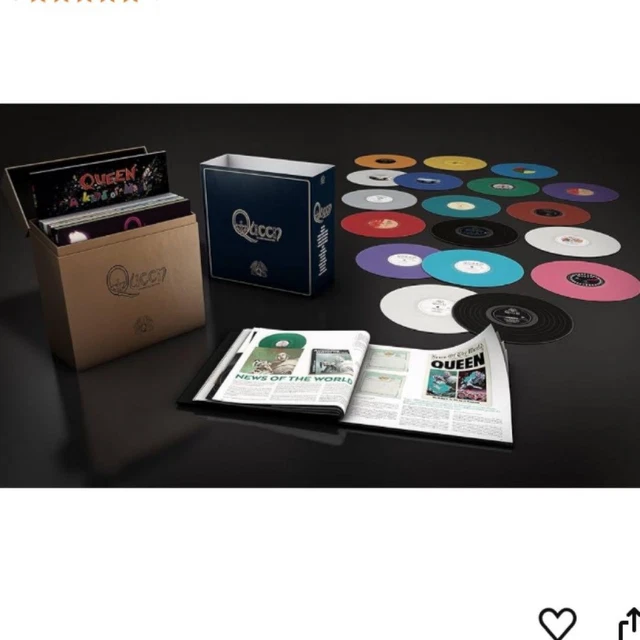 QUEEN COMPLETE STUDIO Albums Box Set Remastered Vinyl Collection Rock ...