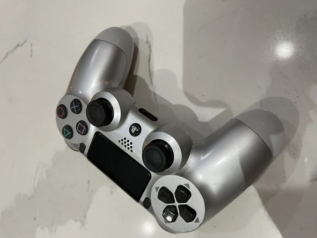 OFFICIAL SONY PLAYSTATION PS4 DualShock 4 Wireless Controller, Silver ...