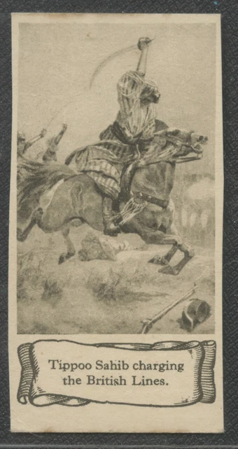 1936 ROTHMAN'S LANDMARKS in Empire History #12 Tippo Sahib accusant les ...