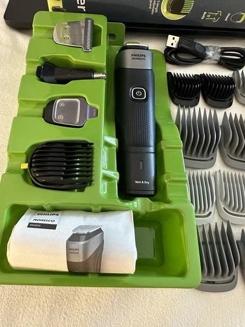 PHILIPS NORELCO ALL-IN-ONE 18-Piece Trimmer Series 5000 Shaver & Cutter ...