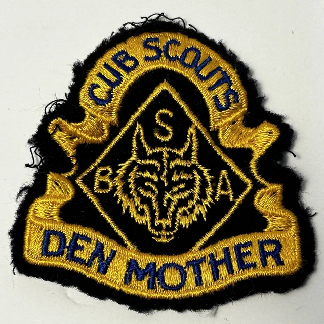 CUB SCOUT BSA patch - Den Mother - NR Vintage £5.69 - PicClick UK