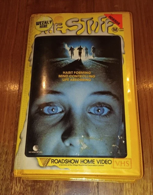 RARE THE STUFF 1985 Roadshow video VHS Tape PAL Horror Cult Big Box ...