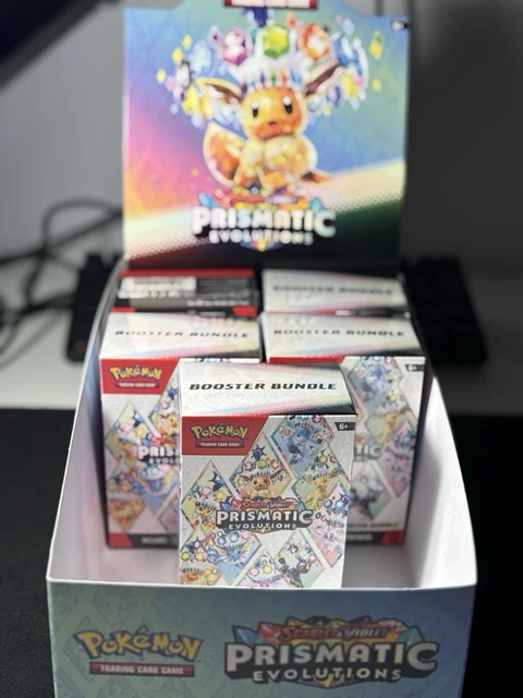X5 POKÉMON TCG Prismatic Evolutions Booster Bundle (Display Box Included) £312.72 - PicClick UK