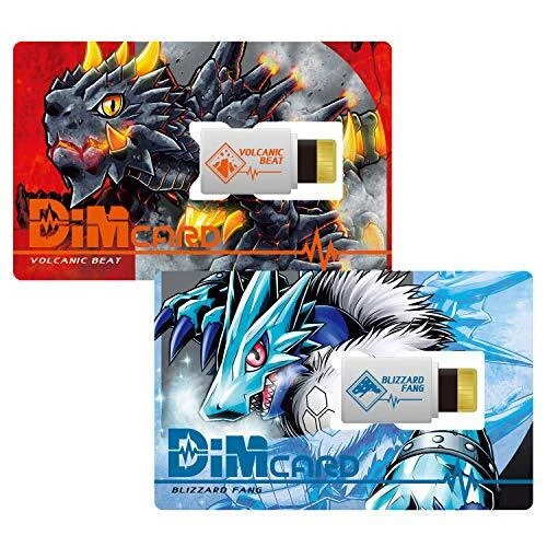 P-BANDAI DIGIMON VITAL Bracelet Dim Card Vol.1 Volcanic Beat & Blizzard ...