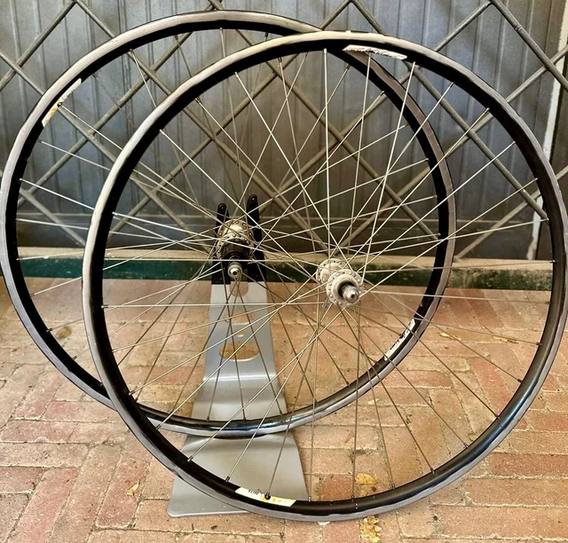 RUOTE CAMPAGNOLO RECORD Rims Delta wheelset Hubs 32 Vintage 6-7-8 S EUR ...