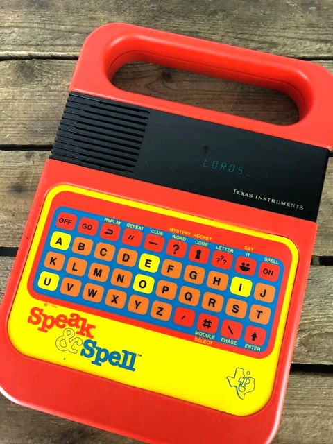 VINTAGE TEXAS INSTRUMENTS Speak & Spell 1981 £19.95 - PicClick UK