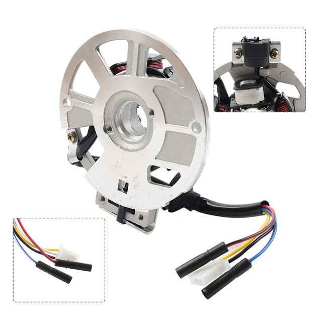 MAGNETO ALTERNATOR STATOR Coil For Yamaha Jog 50CC 90CC 2 Stroke Engine ...
