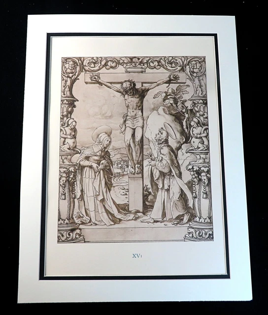 OLD MASTER DRAWING The Crucifixion Jesus Christ Limited Edition Antique Print £180.00 - PicClick UK