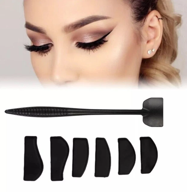 6-IN-1 STAMP CUT Crease Line Eyeshadow Makeup Applicator Eyeliner ...