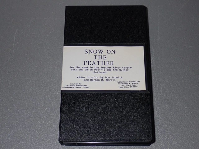 SNOW ON THE Feather VHS, Feather River Canyon, Union Pacific Quincy ...