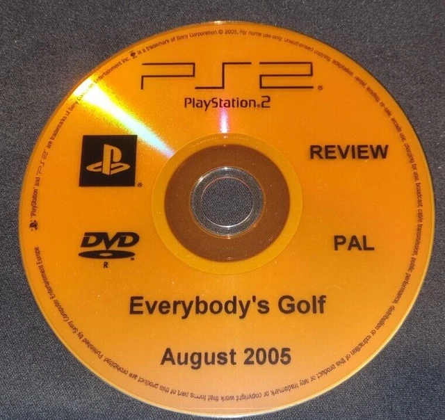 EVERYBODY'S GOLF - Código de revisión - Disco raro - DVD Sony PS2 ...