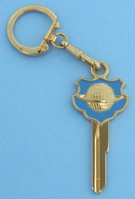 OLDSMOBILE VINTAGE GOLD PLANET CREST KEY BLANK B10 1935 thru 1966 442 ...